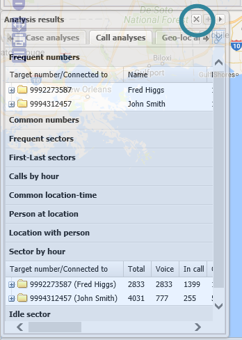 Managing map views with floating style themes (WNF analysis center)