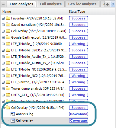 Preparing and viewing a cell overlay analysis